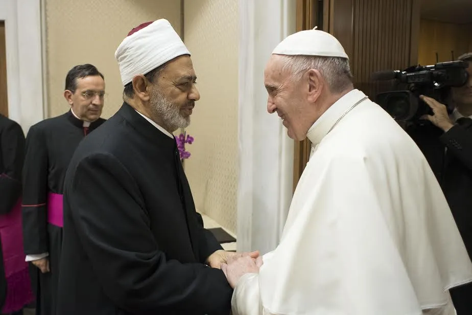 Papa Francesco riceve il Grande Imam di al-Azhar